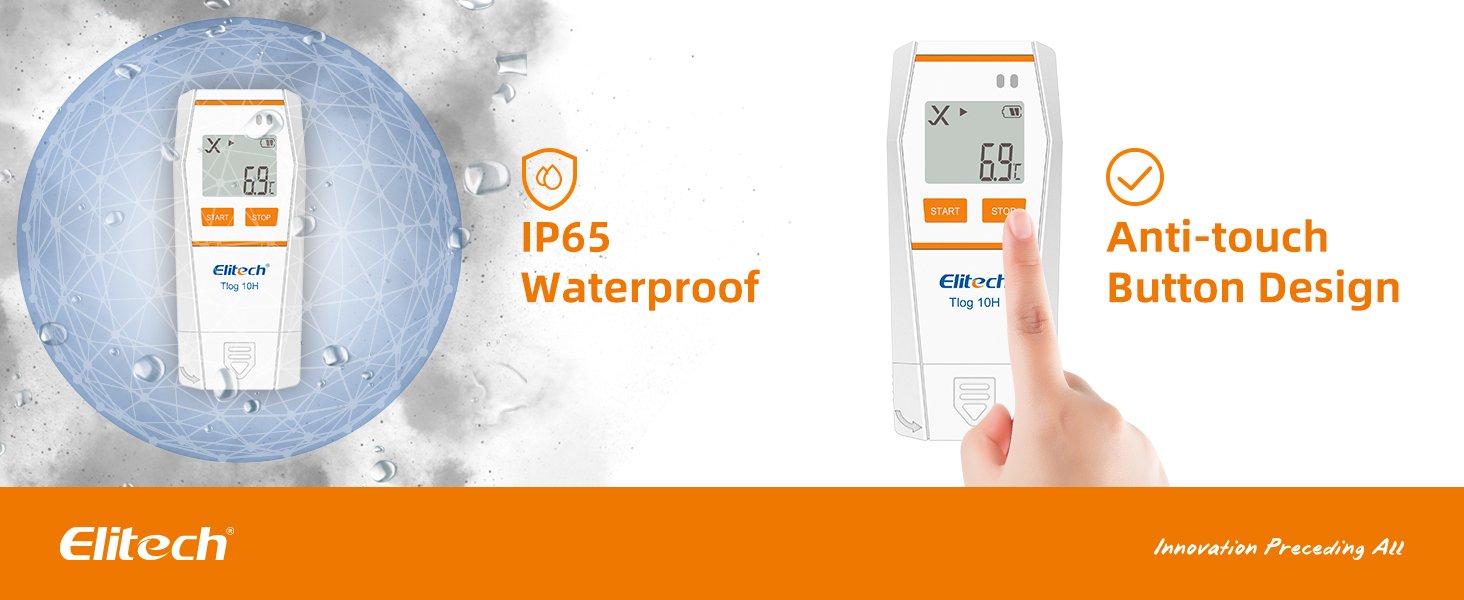 Registrador de Temperatura y Humedad Elitech T-log 10H